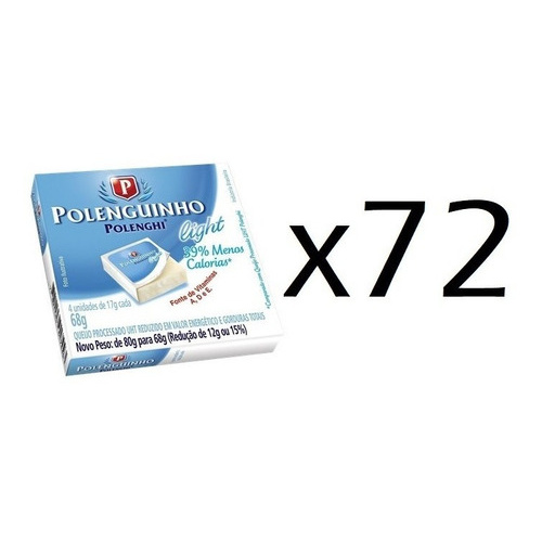 Queijo Polenguinho Light Caixa Com 72 Unidades | Shopee Brasil