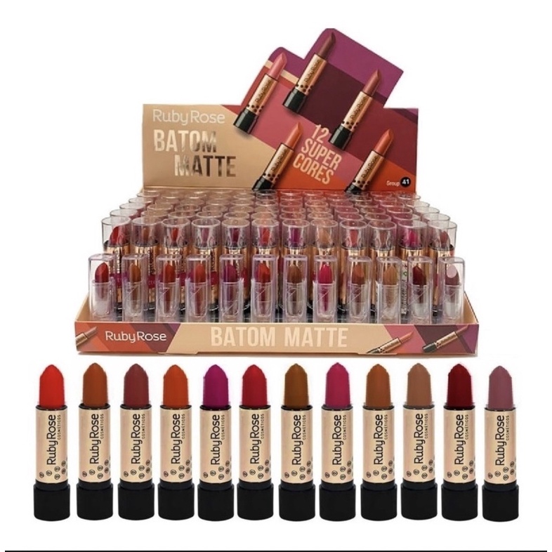 batom ruby rose matte | Shopee Brasil