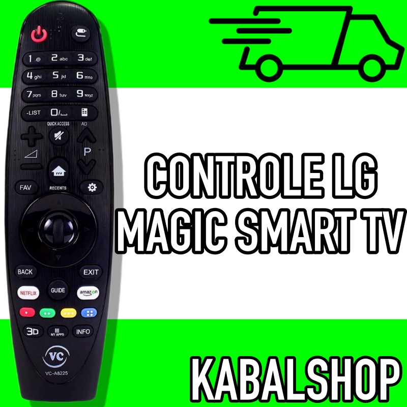 Controle Remoto LG Magic Smart Tv LED/LCD - Escorrega o Preço