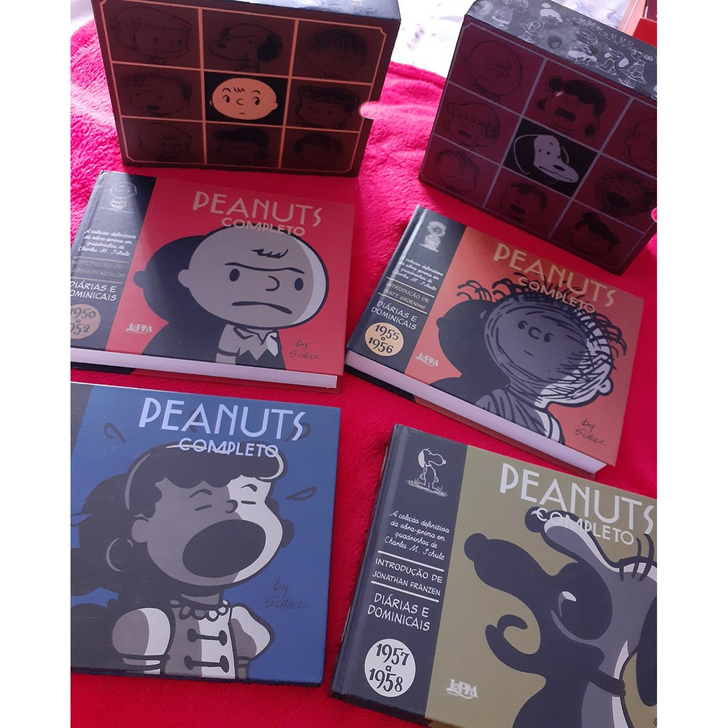 Box Peanuts Completo - 1955 a 1958 (Snoopy) | Shopee Brasil