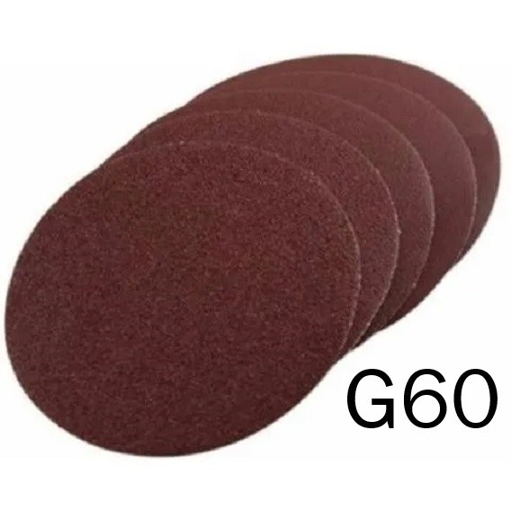 Disco de Lixa Para Lixadeira Roto Orbital 5" Com Velcro Grão 60 ...