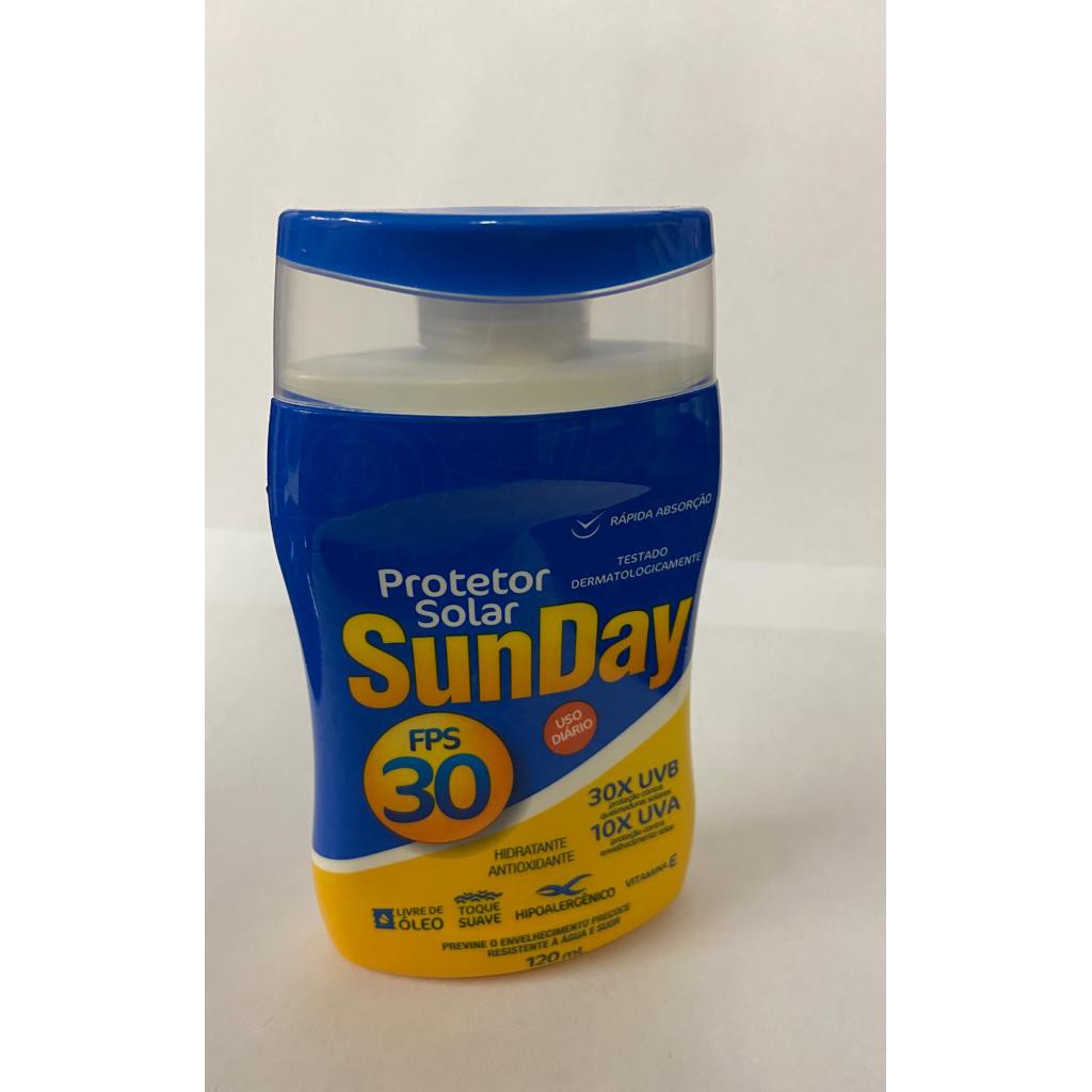 Protetor Solar Sunday FPS 30 - 120ml 120ML | Shopee Brasil