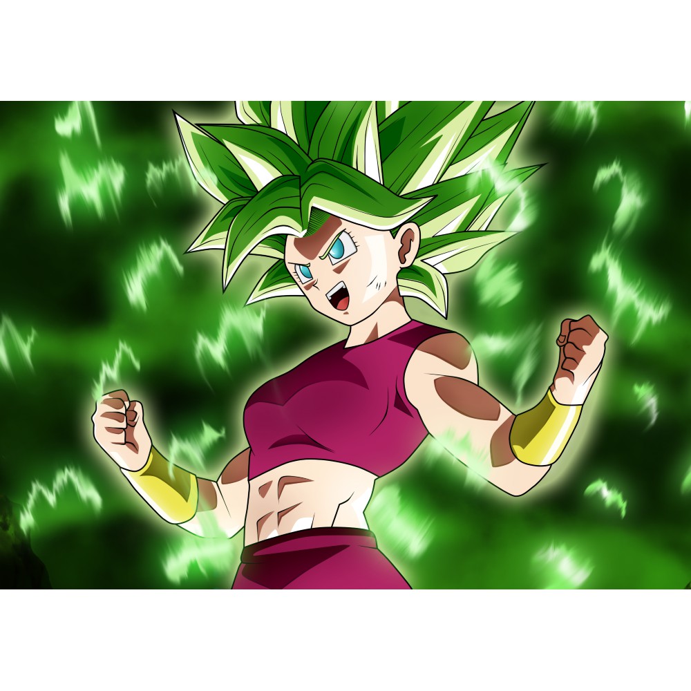 Placa Decorativa | Dragon Ball | Kefla 1 | A4 | Shopee Brasil