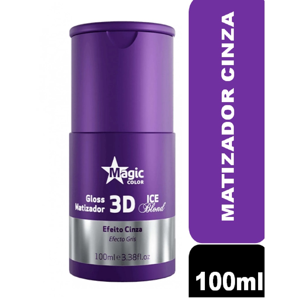 Matizador Magic Color Gloss Efeito Cinza 100ml | Shopee Brasil