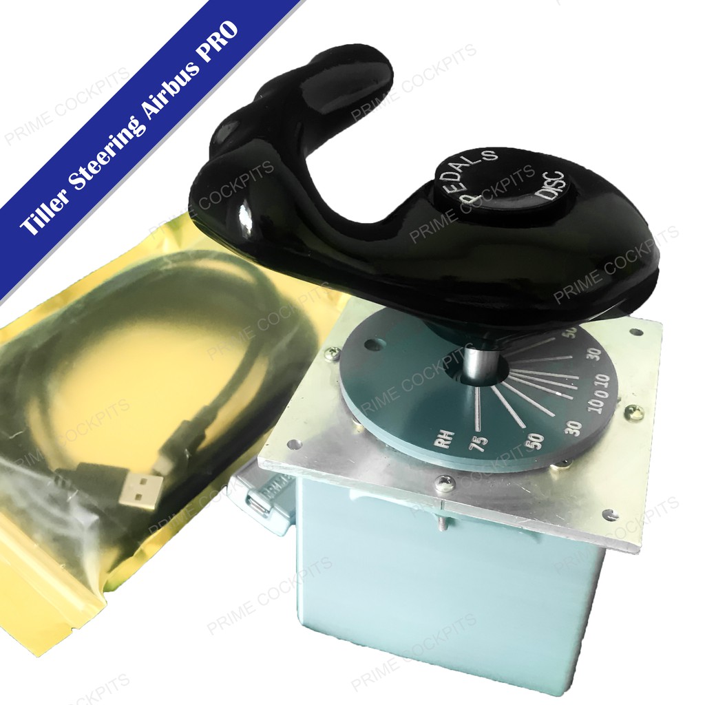 Tiller Steering Pro do Airbus Para seu Simulador De Voo | Shopee Brasil