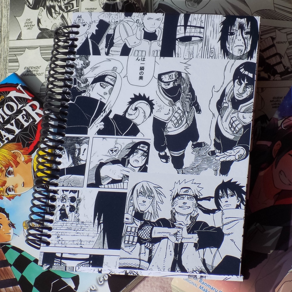 Sketchbook Naruto Uzumaki 75gr 90gr 180gr 240gr Caderno de Desenho Capa ...