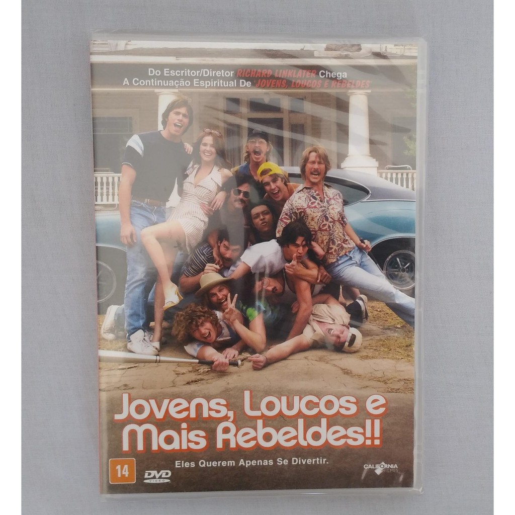 DVD Jovens, Loucos e Mais Rebeldes - Lacrado - Richard Linklater ...