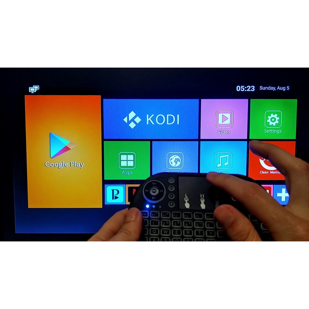 Mini Teclado Led Controle Bluetooth Para Smart Tv Box4667 | Shopee Brasil