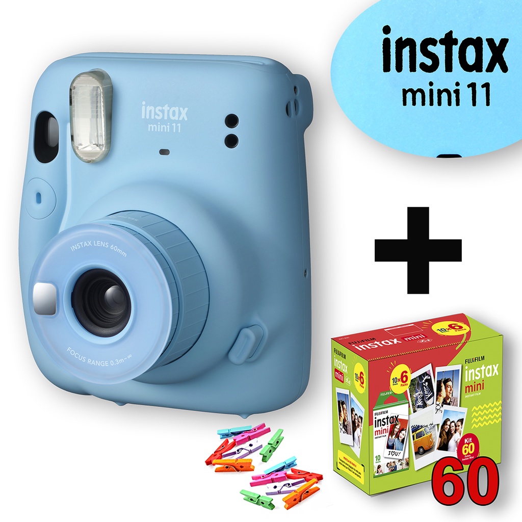 Câmera Instantânea Fujifilm Instax Mini 11 + Filme | Shopee Brasil