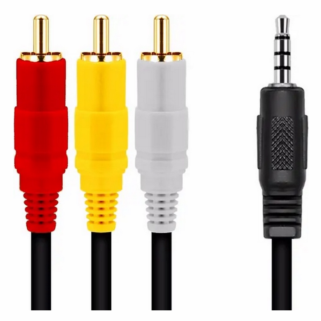 Cabo Av Rca P/ Tv Box - Transforme Sua Tv De Tubo Em Smart | Shopee Brasil