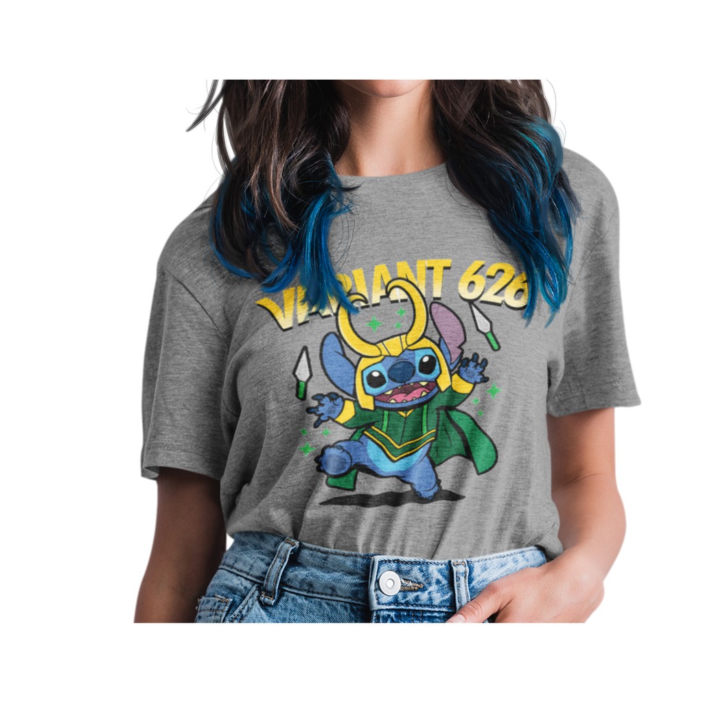 Camisa Feminina Lillo Stitch Loki Variant Serie Tumblr | Shopee Brasil