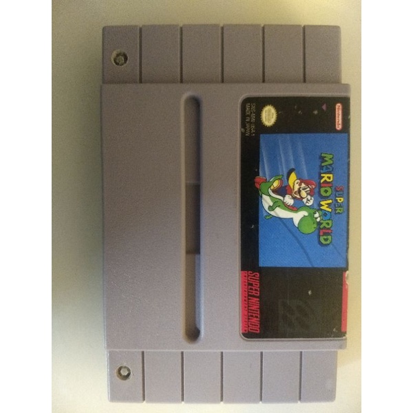 super mario world cartucho original para super Nintendo | Shopee Brasil