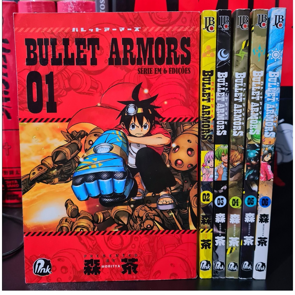 Bullet Armors mangá coleção completa 1 ao 6 | Shopee Brasil