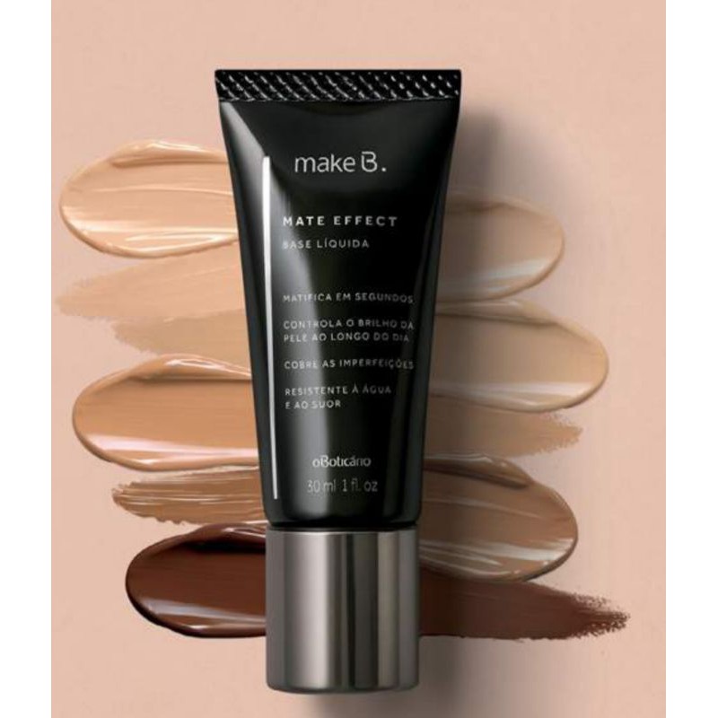 Base Líquida Matte Effect Make. B, 30ml. | Shopee Brasil