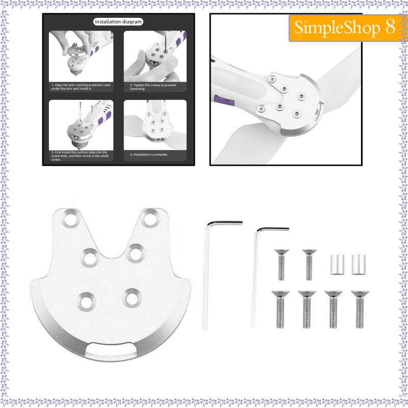 Base De Metal Reforço Para Motor Phantom 3 2/3SE | Shopee Brasil