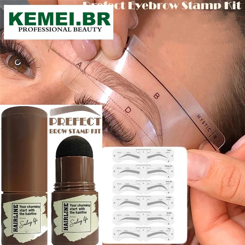 Kit De Modelagem De Sobrancelha Em Uma Etapa Shopee Brasil