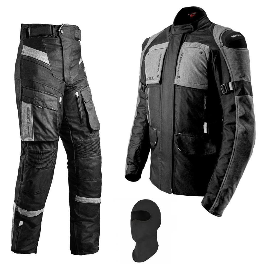 Conjunto Motoqueiro Texx Masculino Viagem Bigtrail Armor Parka | Shopee ...