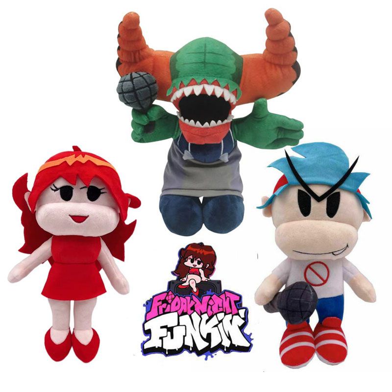 Anime Friday Night Funkin Plush Toy Cute Spooky Month Skid Stuffed ...