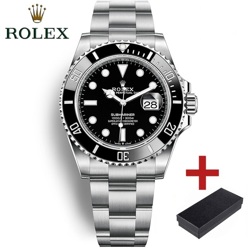 Rolex Relógio De Pulso Quartzo Masculino Luminoso Pulseira De Aço ...