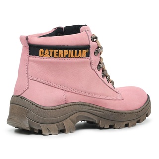 Bota Coturno Feminina Caterpillar Rosa Original | Shopee Brasil