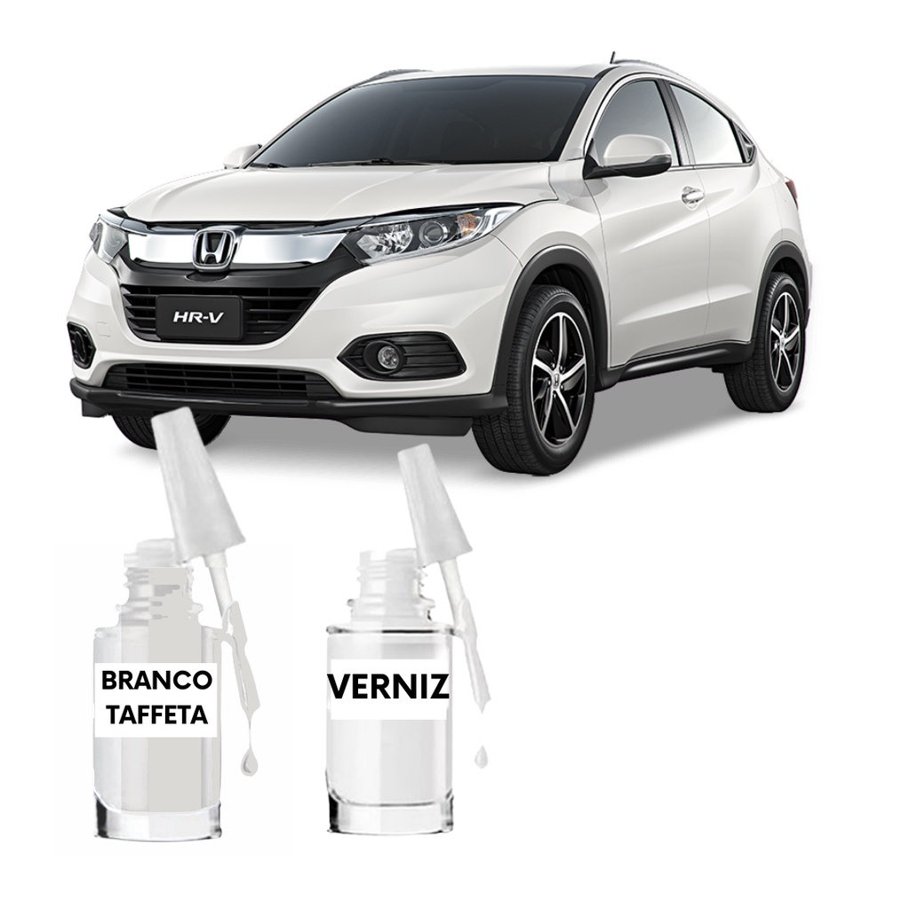 Tinta Tira Risco Automotivo Honda Hr-V Branco Taffeta | Shopee Brasil