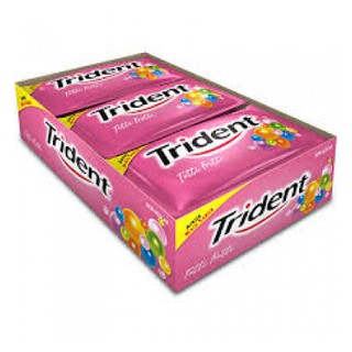 Caixa De Trident Com 21 Unidades Cada - Vários Sabores | Shopee Brasil