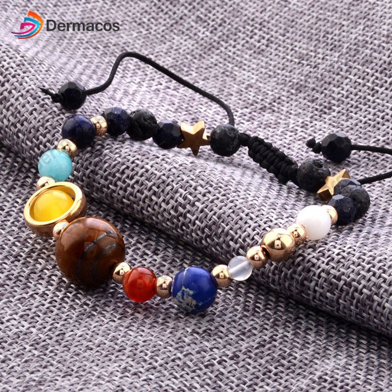 Pulseira De Contas Do Universo Galaxy Sistema Solar Oito Planetas ...