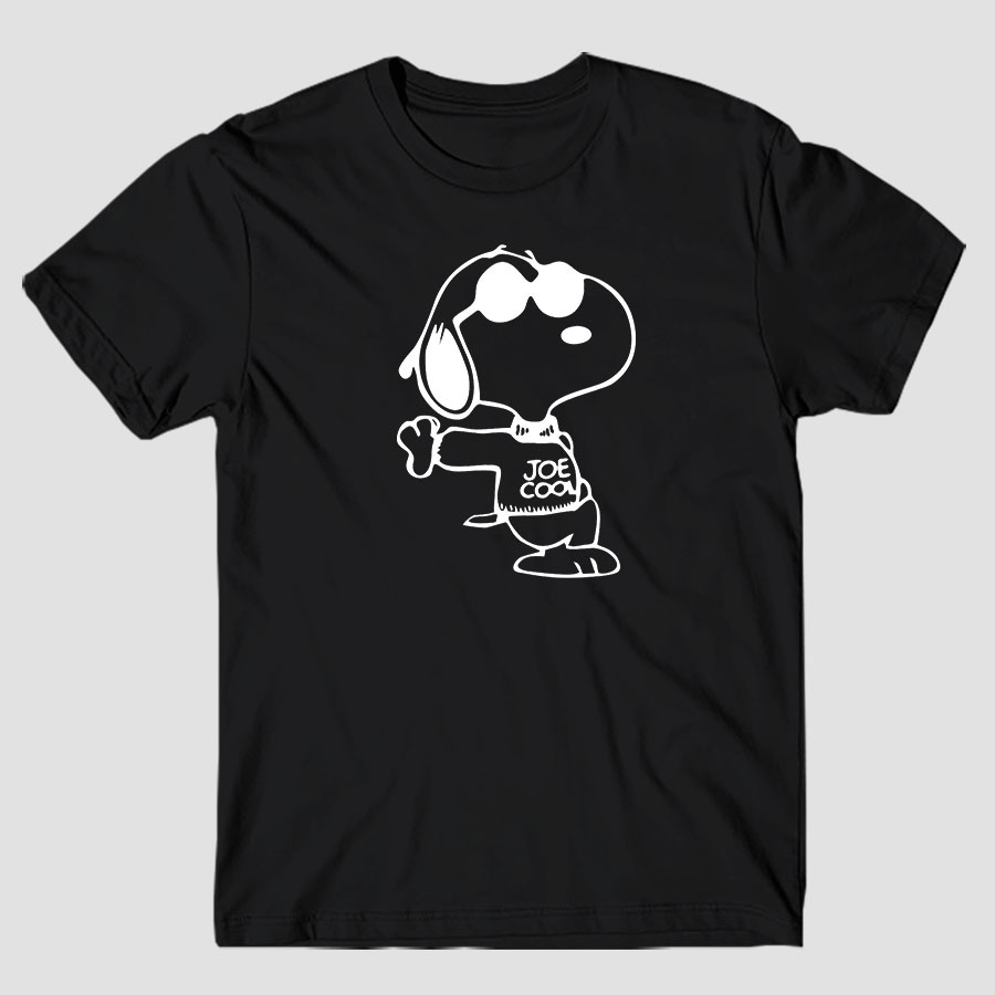 Camiseta Masculina T-shit Snoopy Joe Cool Charlie Brown Desenho ...