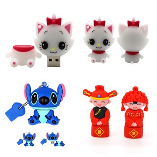 Pen drive animado desenhos infantil 8GB cores e modelos | Shopee Brasil