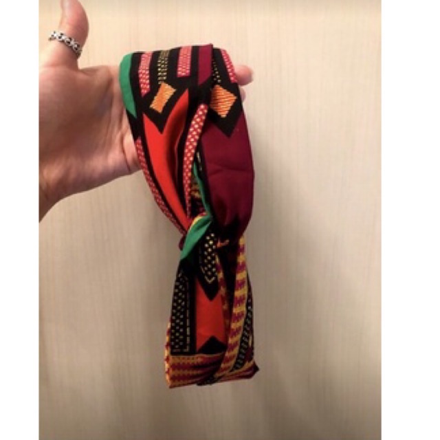 Faixa Turbante com tecido Africano Wax Capulana | Shopee Brasil