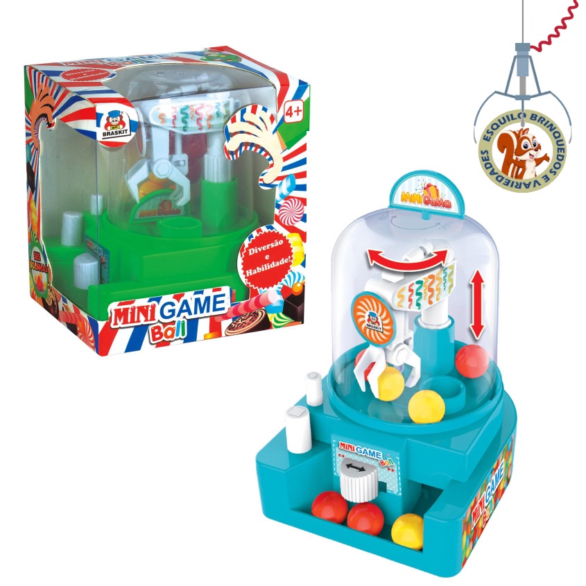 Mini Maquina Garra Bolinha Ball Portatil | Shopee Brasil