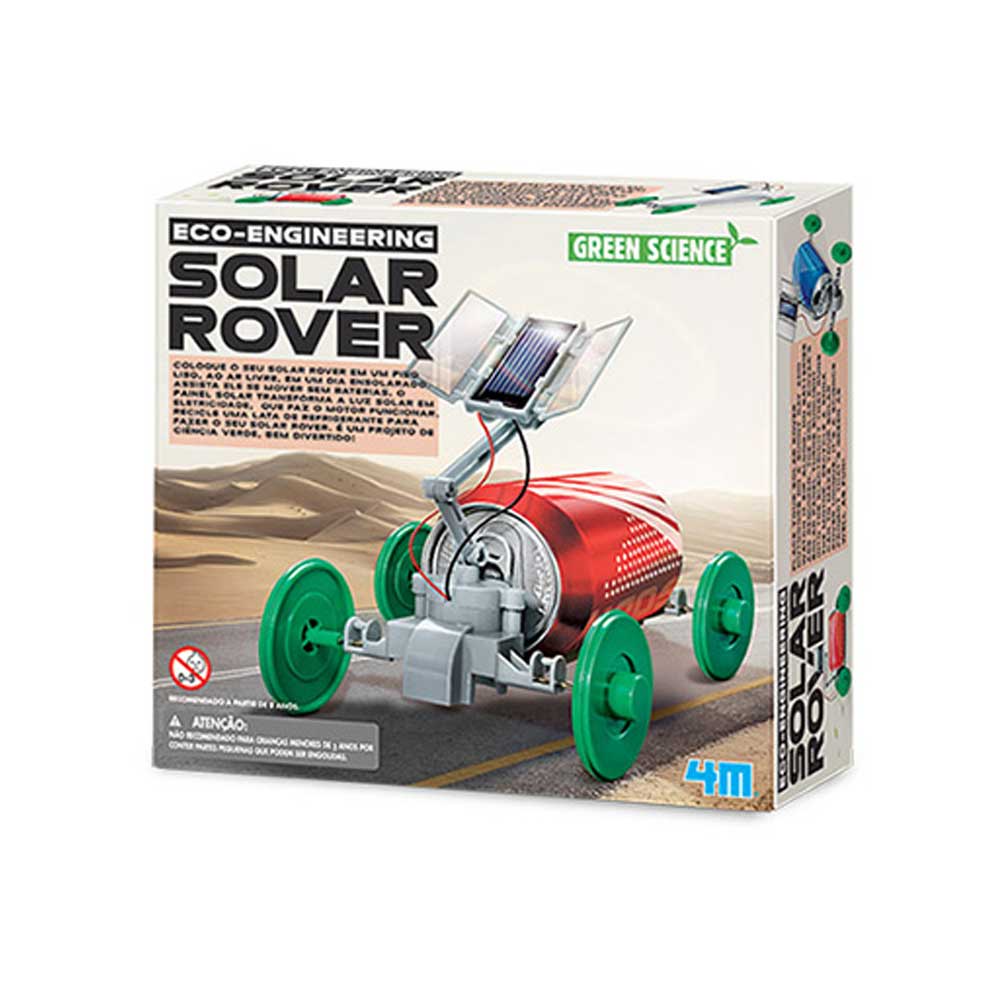 Brinquedo STEM Kit Solar Rover 4M - Green Science | Shopee Brasil