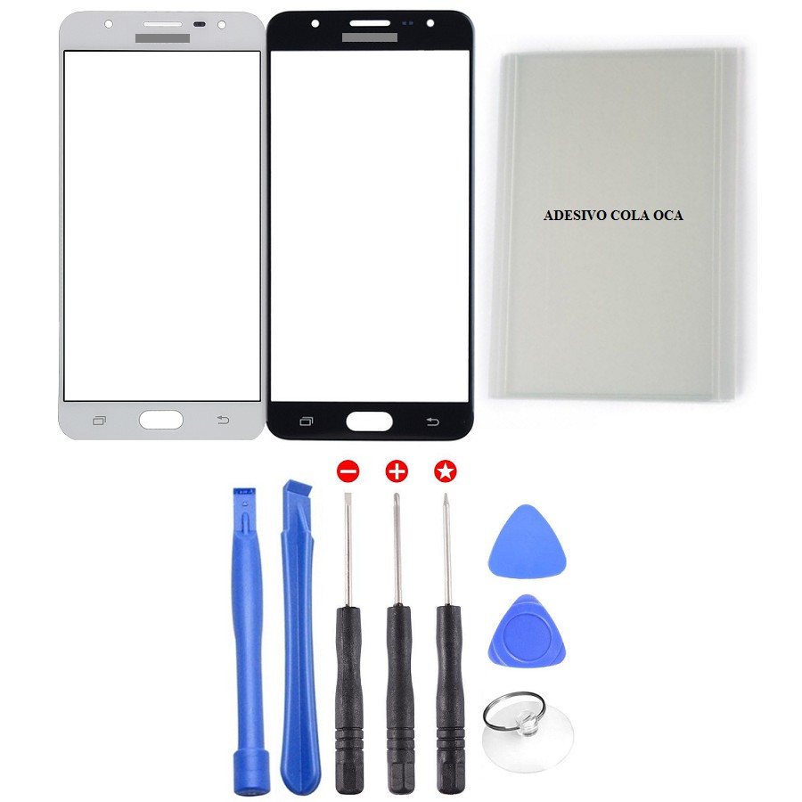 Tela Display Frontal Lcd Touch J7 Prime 2 G611 + Cola - Corre Que Ta Baratinho