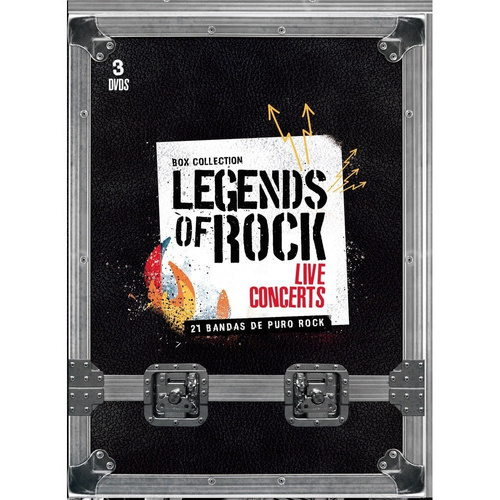 Legends Of Rock - Live Concerts - Box Collection- Dvd | Shopee Brasil