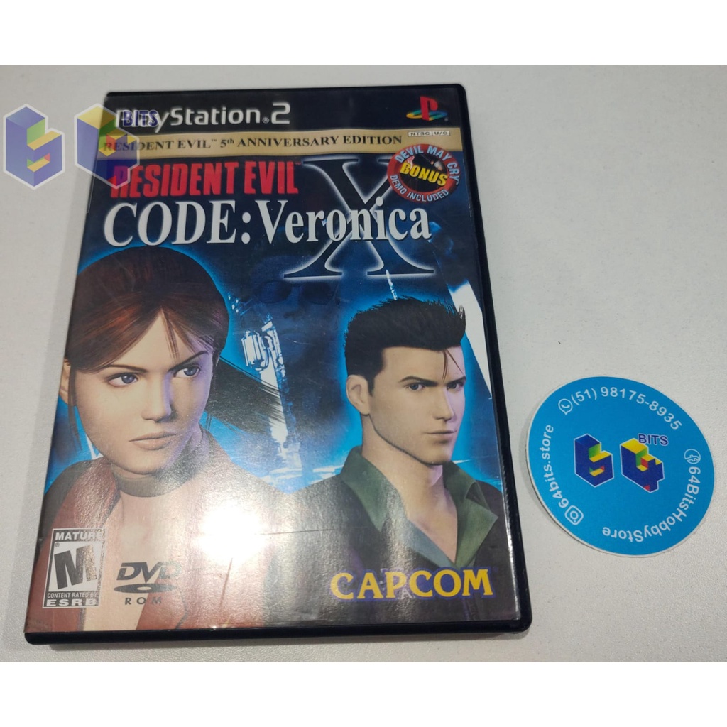 [PlayStation 2] Resident Evil Code: Veronica PS2 Original Físico ...