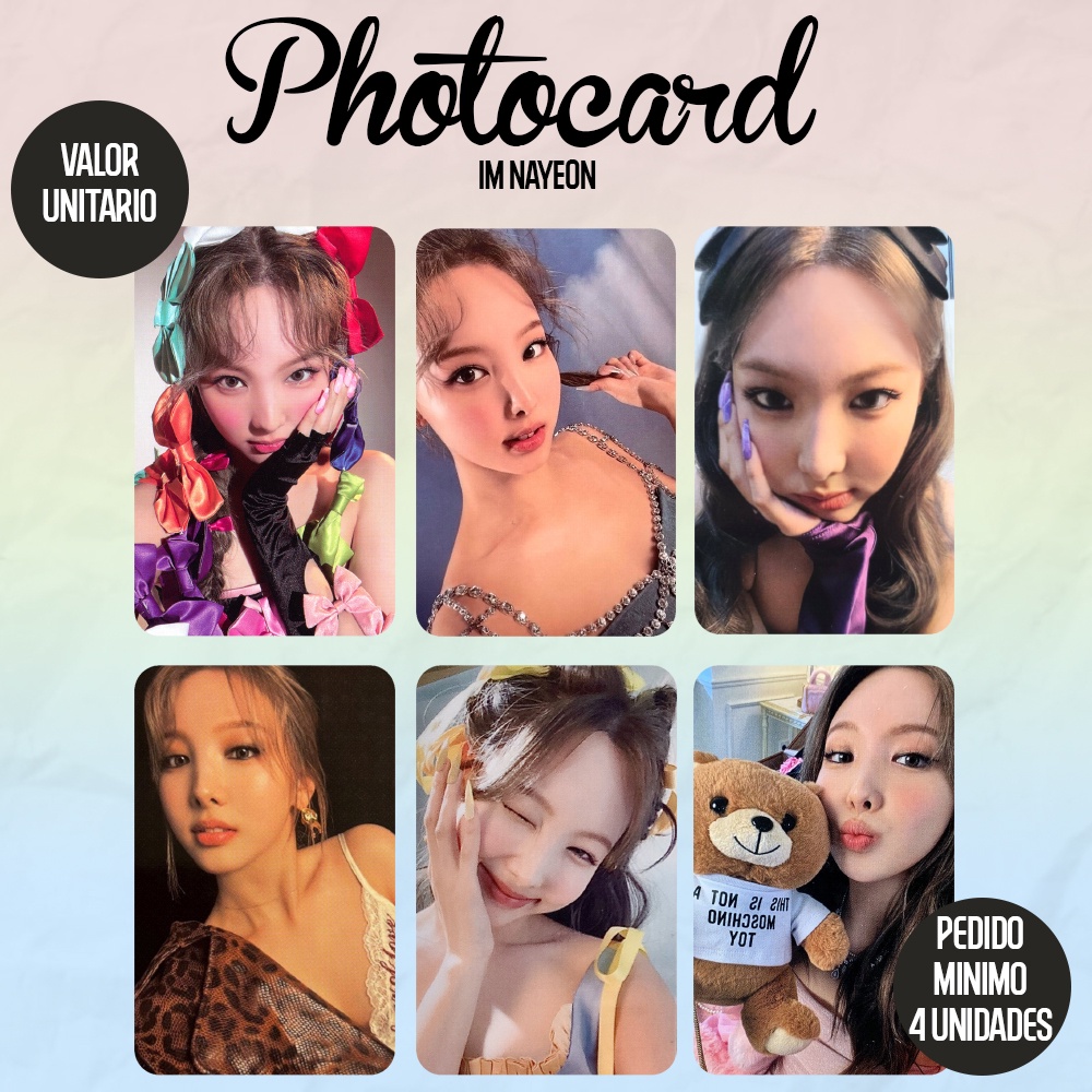 Photocards Kpop Im Nayeon - Fanmade | Shopee Brasil