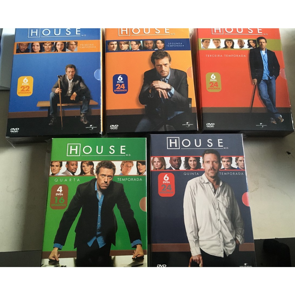 Coleção DVD Doutor House | Shopee Brasil