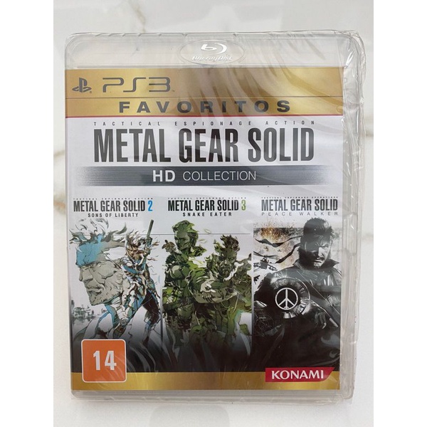 Metal Gear Solid Hd Collection - Ps3 (original Lacrado) | Shopee Brasil