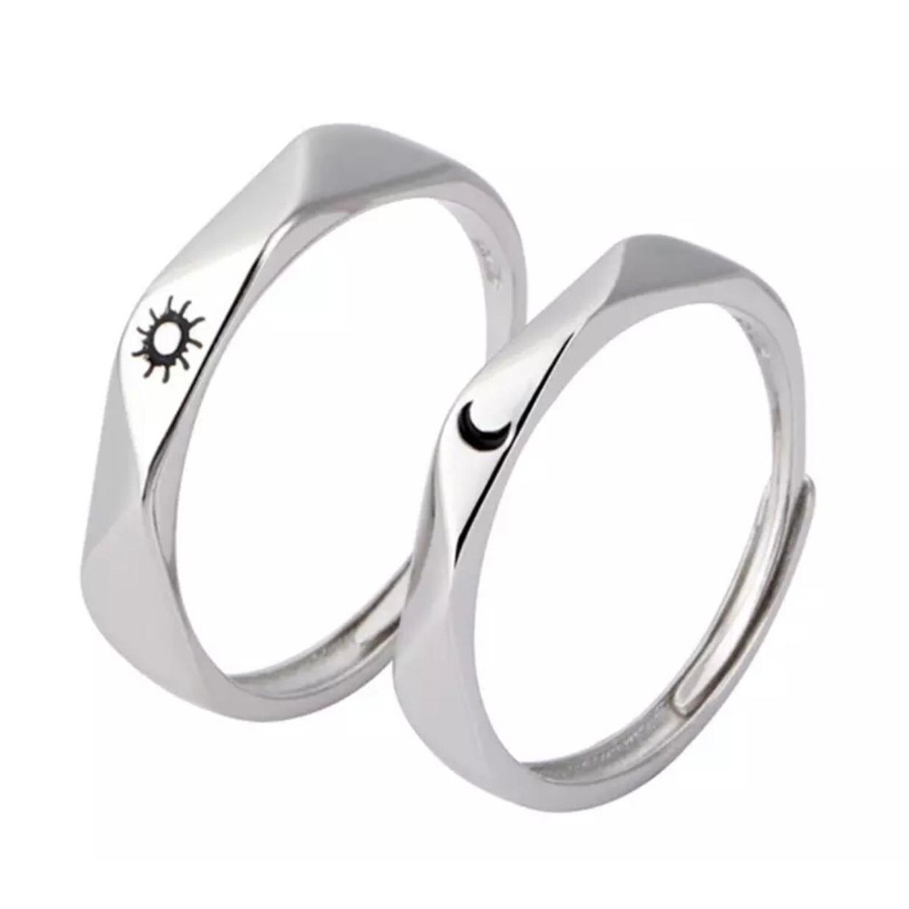 Anel Sol e Lua - Cravejado | Shopee Brasil