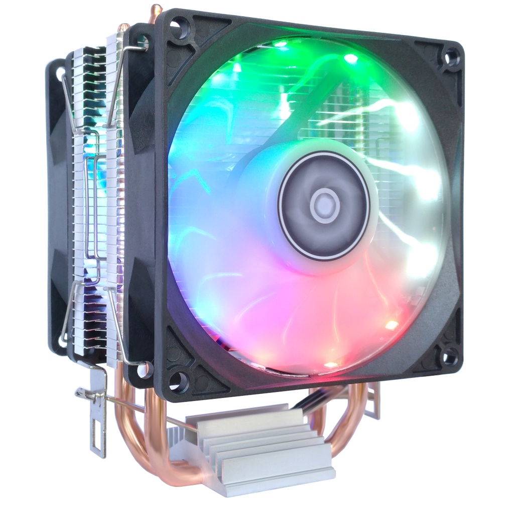Cpu Cooler Processador 120mm Led Universal Intel Amd Fan Duplo LGA1700 ...