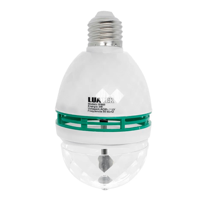 Lampada Festa Led Giratoria Colorida Balada Colorida Rgb Dj | Shopee Brasil