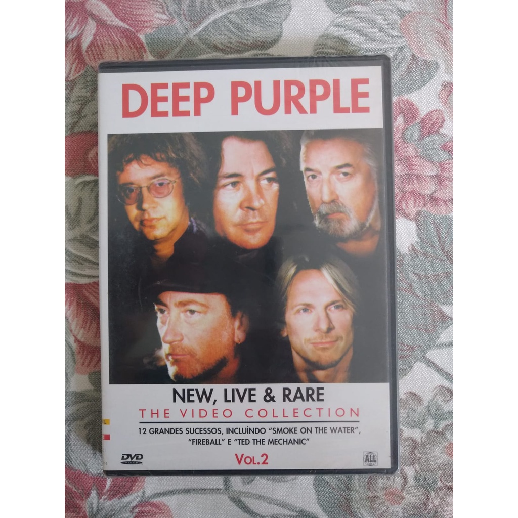 DVD DEEP PURPLE - NEW, LIVE & RARE - LACRADO | Shopee Brasil