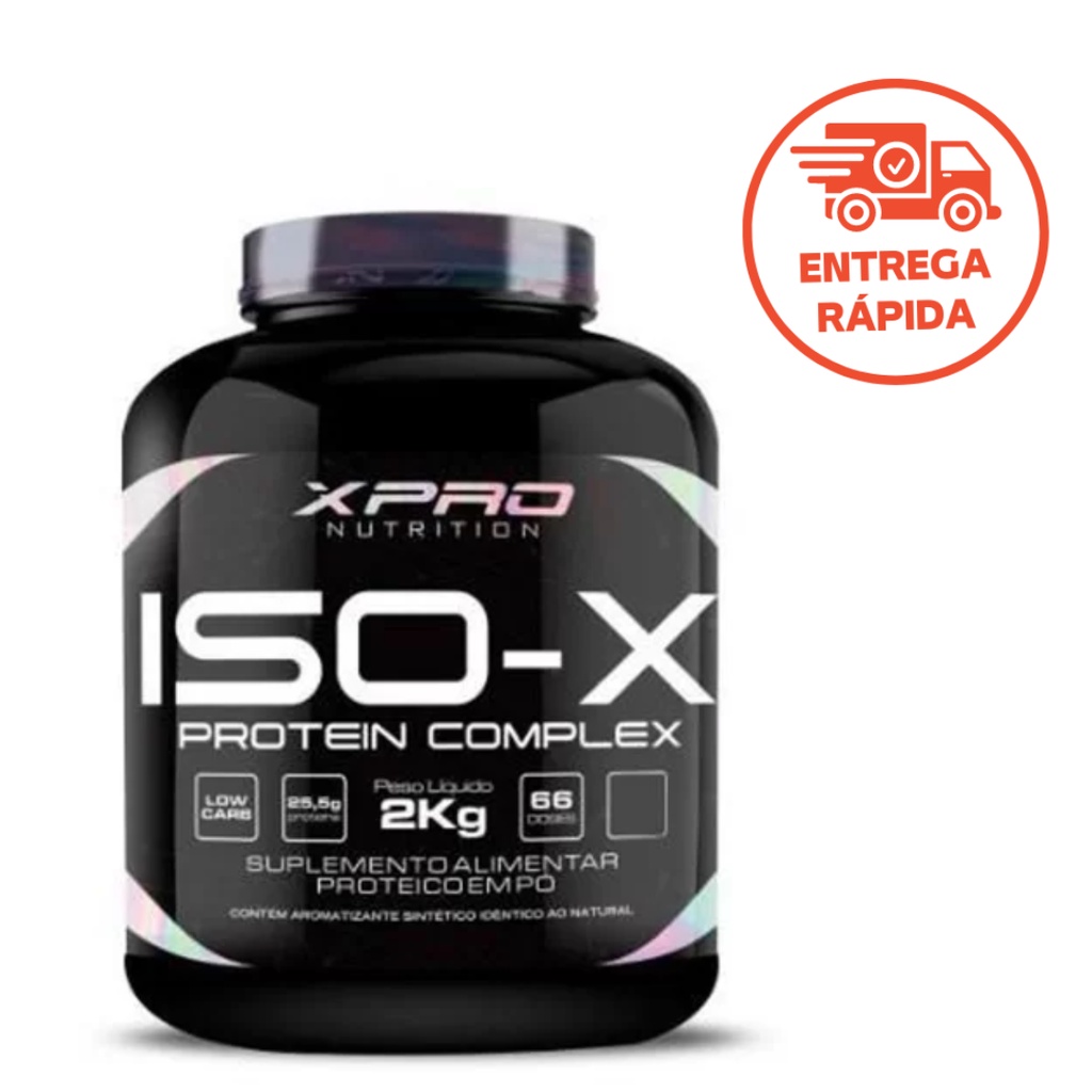 Iso X Whey Protein Isolada 2kg e 900g Xpro Nutrition - Desconto no Preço