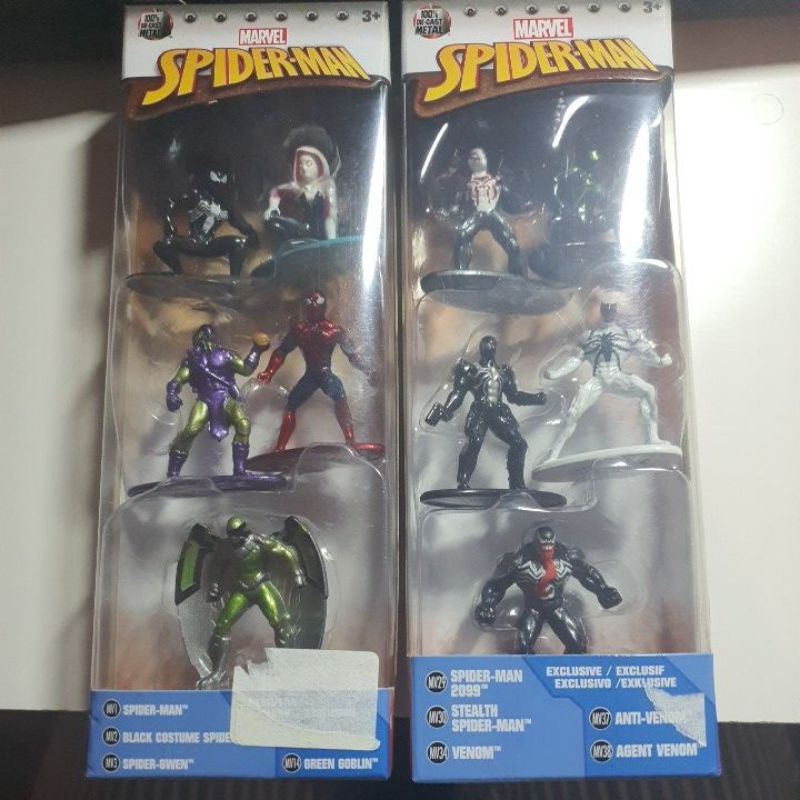 Nano Metal Figs - Spider man 2 sets | Shopee Brasil