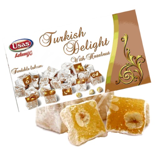 Bala de Goma Turca com Avelã - Turkish Deligth - Turquia | BeeCost