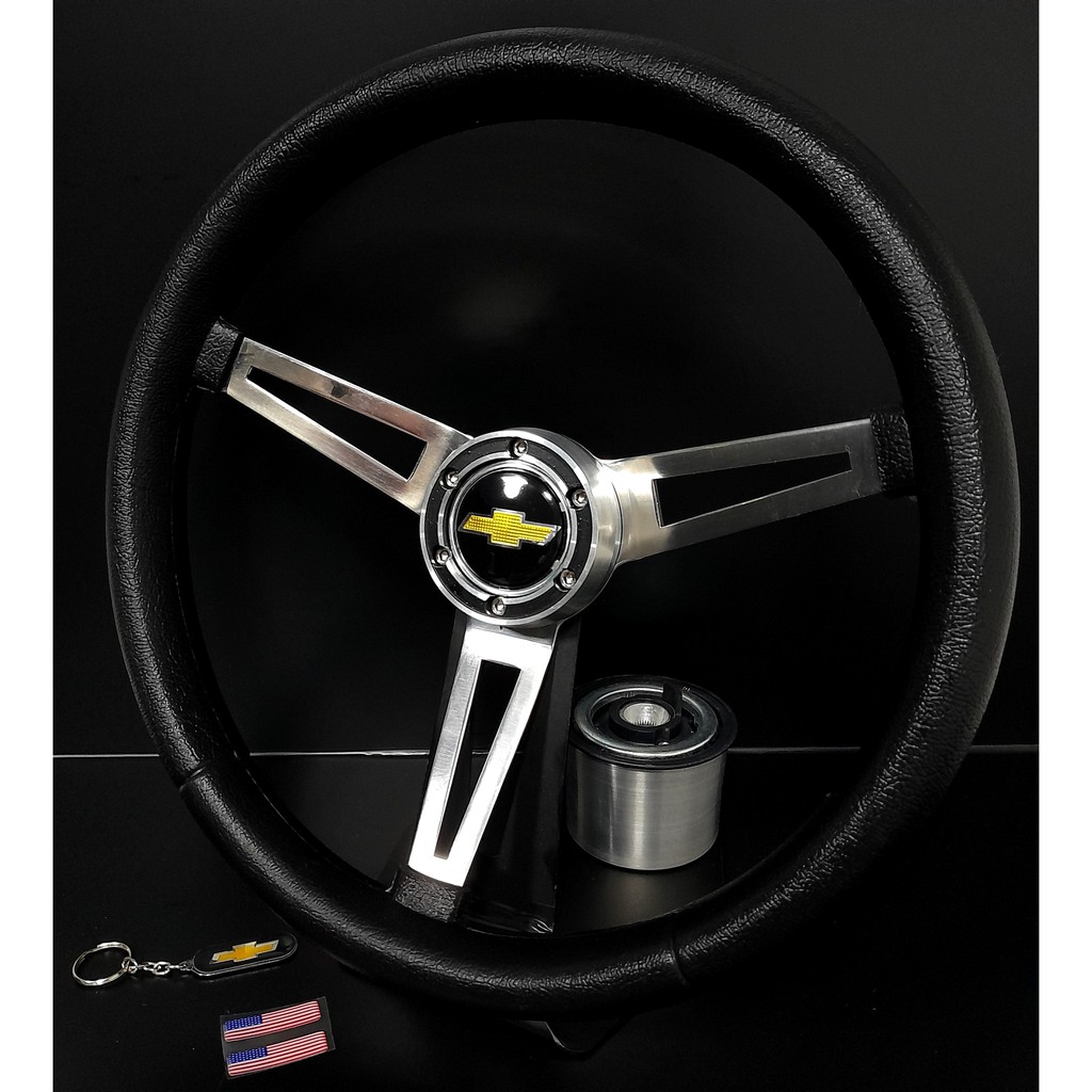 VOLANTE GM CHEVETTE HACHT CHEVY GTI-37 INOX GM | Shopee Brasil