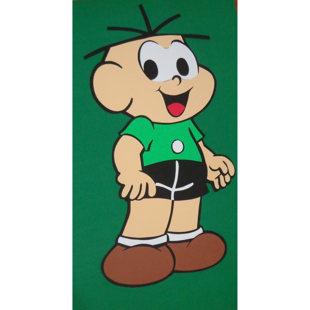 Painel do cebolinha feito em e.v.a (38 cm de comprimento) | Shopee Brasil