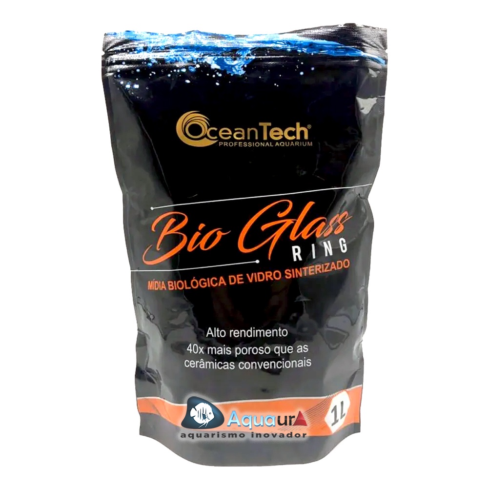 MÍDIA BIOLÓGICA OCEAN TECH BIO GLASS - 1 Litro - Escorrega o Preço