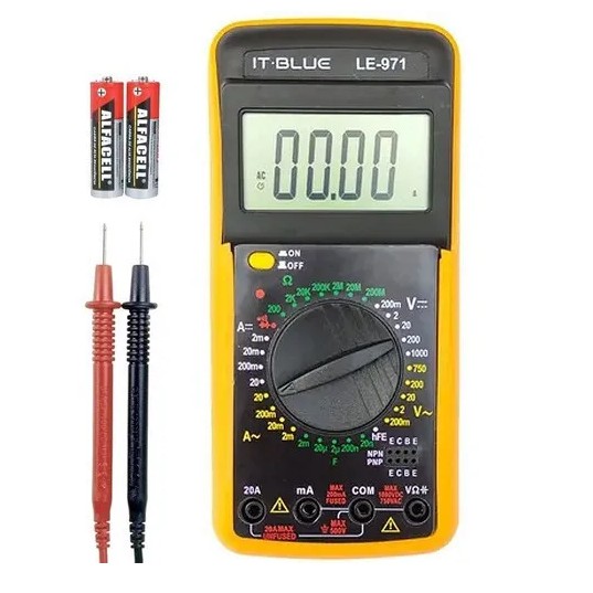 MultImetro Profissional Digital Com Bipe E Power Off | Shopee Brasil