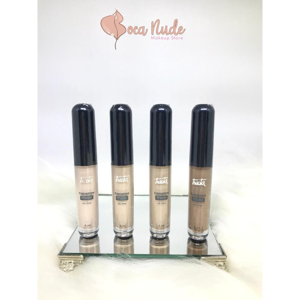Corretivo Líquido Matte Tracta - OIL FREE Alta Cobertura | Shopee Brasil
